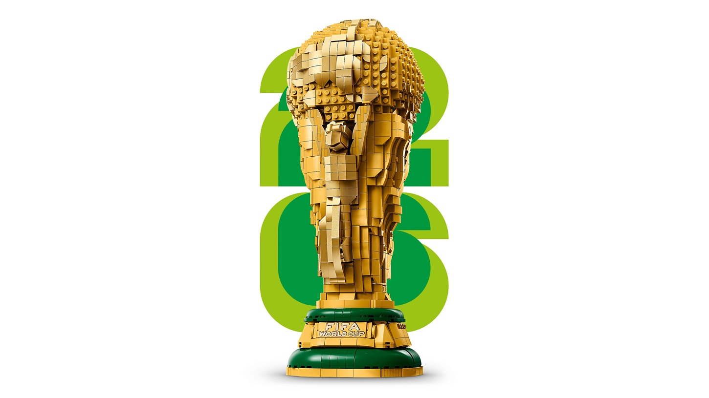 Trofeo de la Copa Mundial FIFA a tamaño real de LEGO